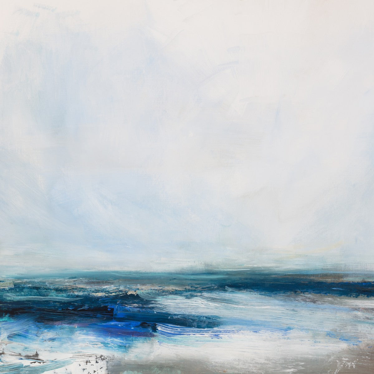 Celestial Shore | Coastal Visions Sea Painting Print – Beach House Art