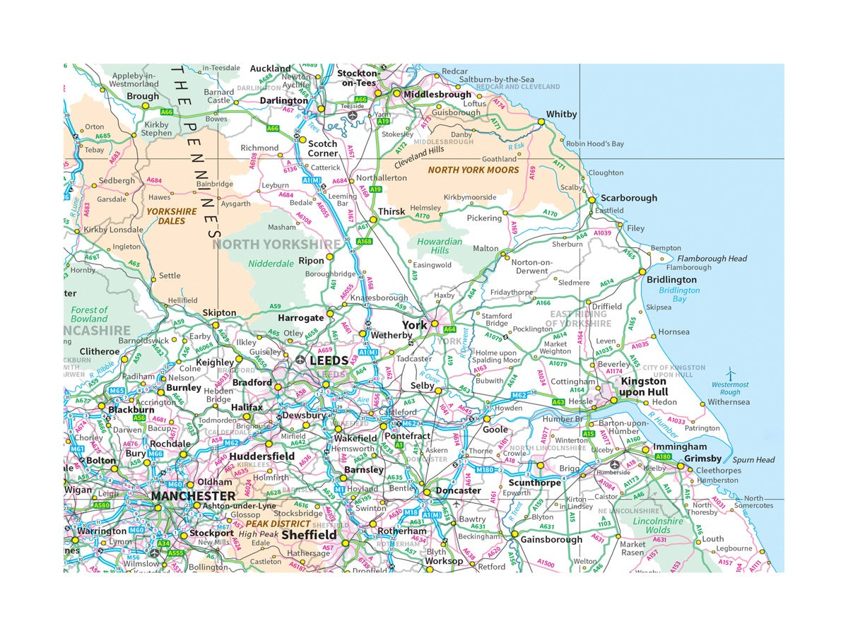 Yorkshire Special Map – Beach House Art