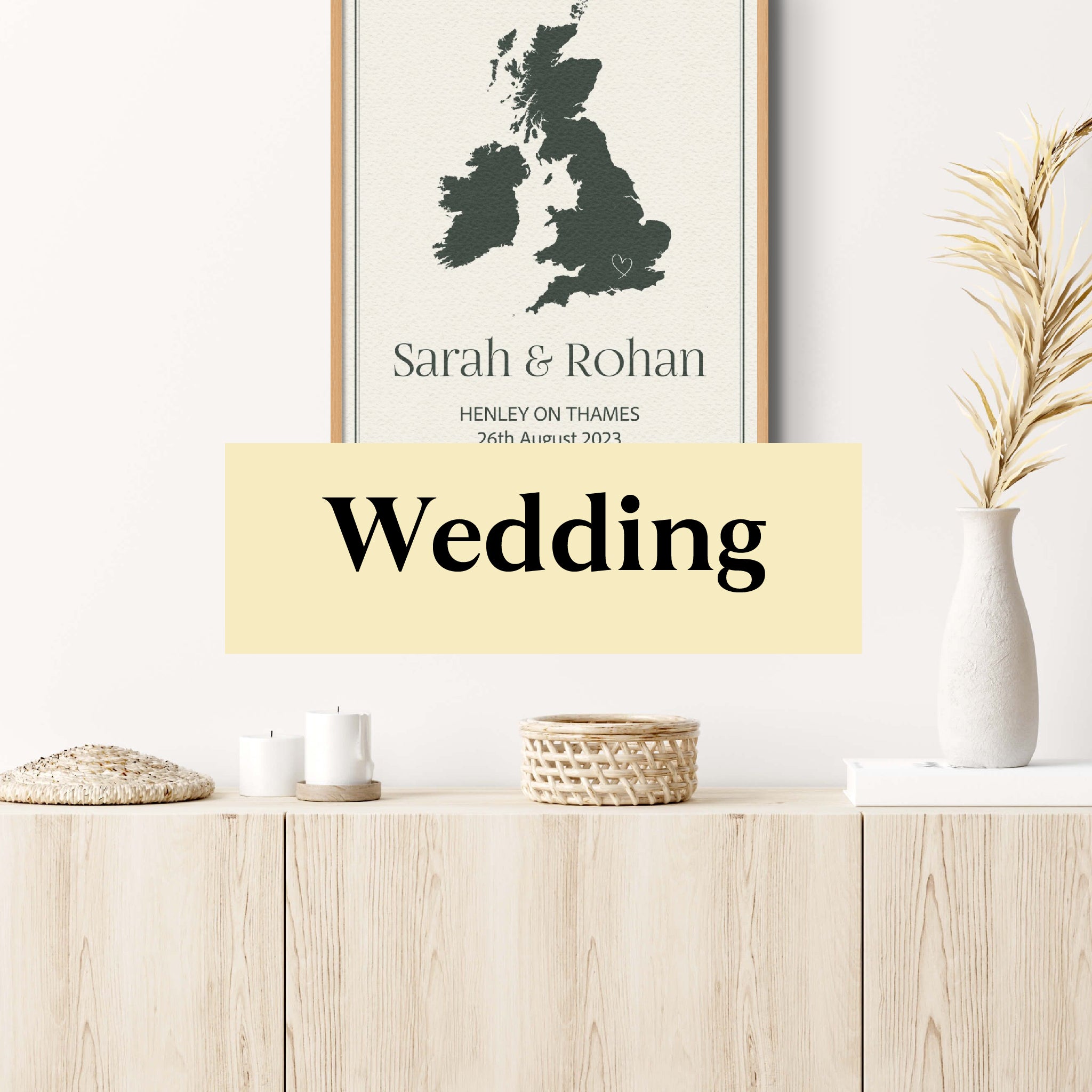 Personalised Wedding & Engagement Gifts | Love Wall Art | Beach House Art