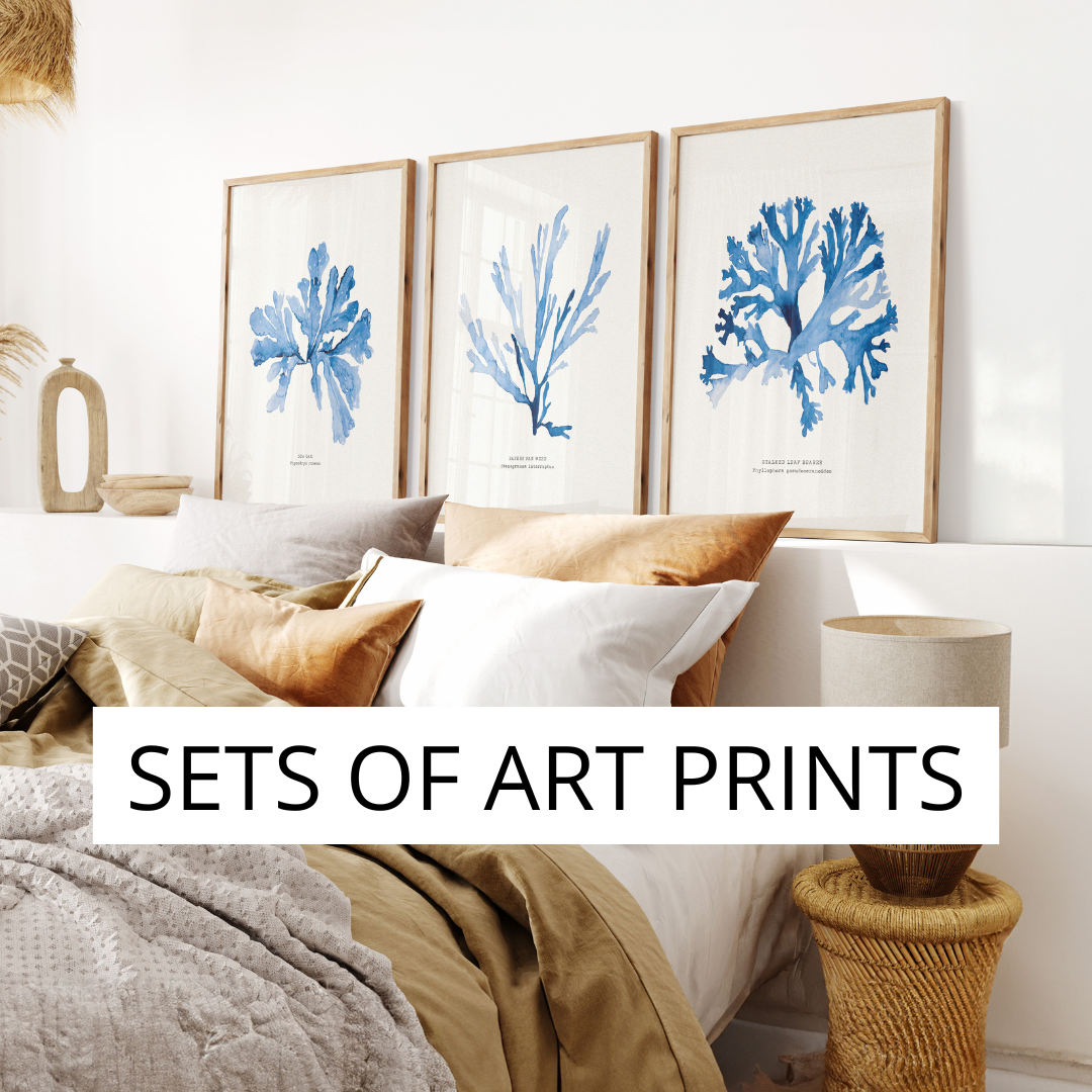 Art Print Sets – Curated Sets of 2 & 3 Prints | Beach House Art