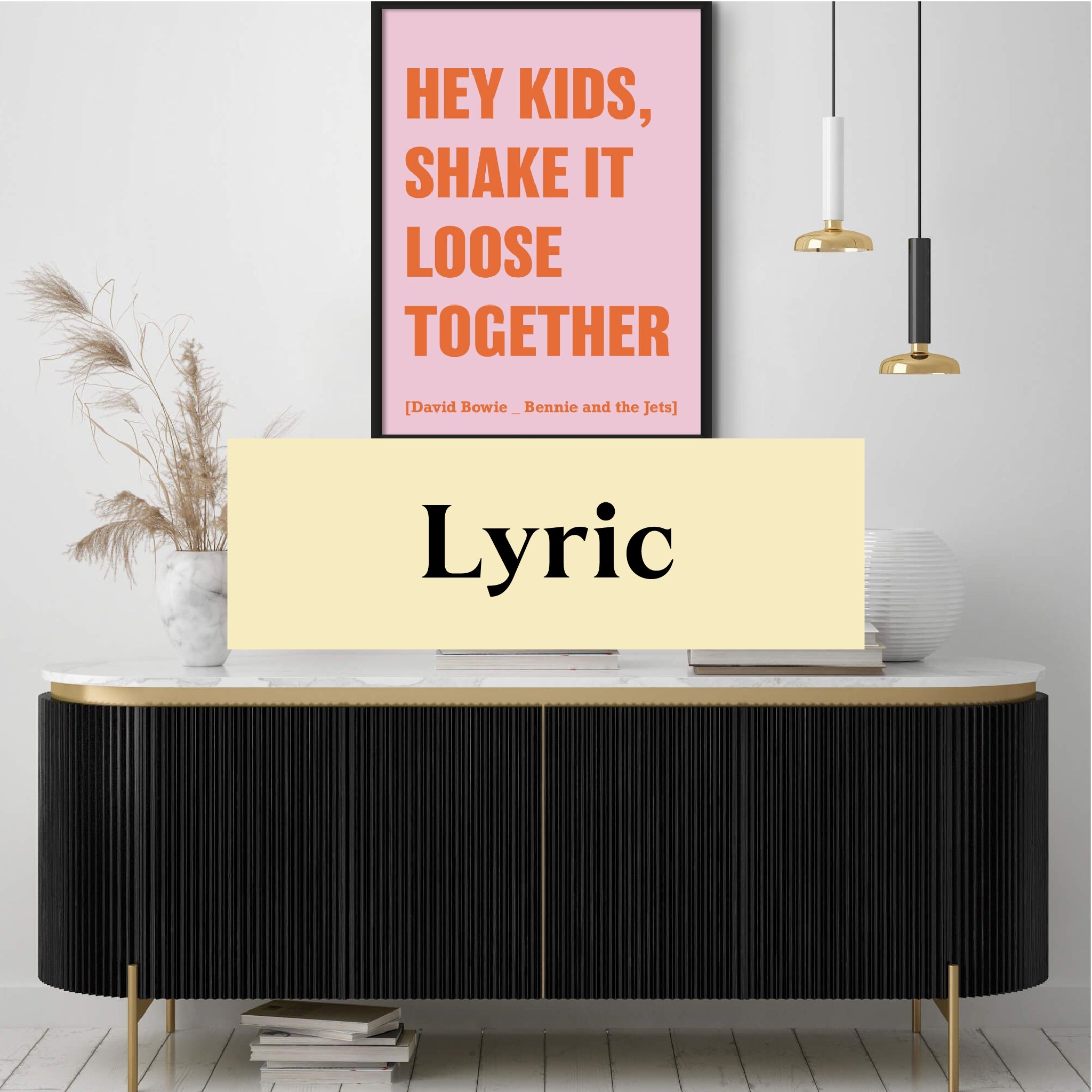 Personalised Song Lyric Prints - Music Art - Beach House Art