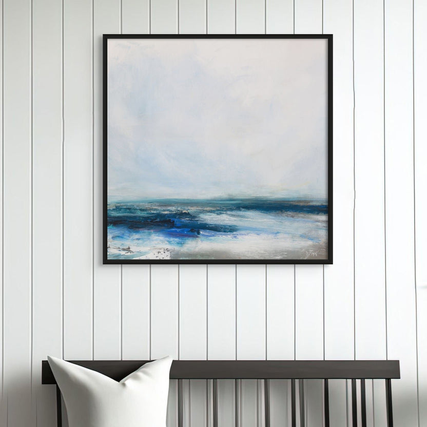 Celestial Shore | Coastal Visions Sea Painting Print - Unframed – Beach ...