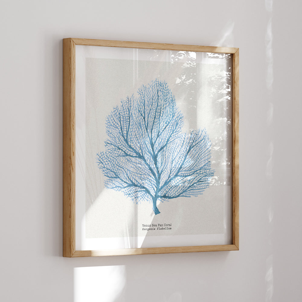 Coral Art in Watercolour, Coral Painting Print - Fan Coral Unframed ...
