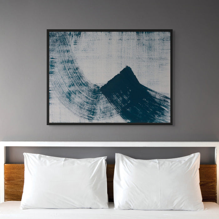 Abstract Ink Wave Art Print No 1 - Unframed – Beach House Art
