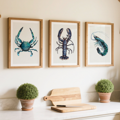 Art Print Sets & Gallery Wall Prints | Sets of 2 & 3 | Beach House Art