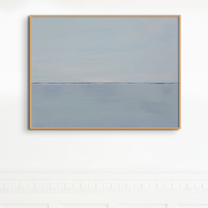 Slate Sea Painting | Modern Abstract Coastal Wall Art - Framed Canvas ...