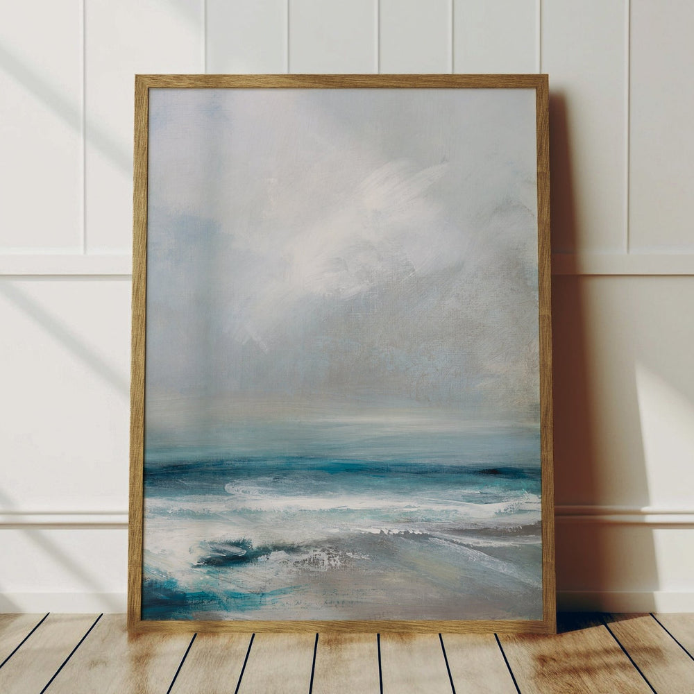 Spectral Light | Coastal Visions Sea Painting Print - Framed Print ...