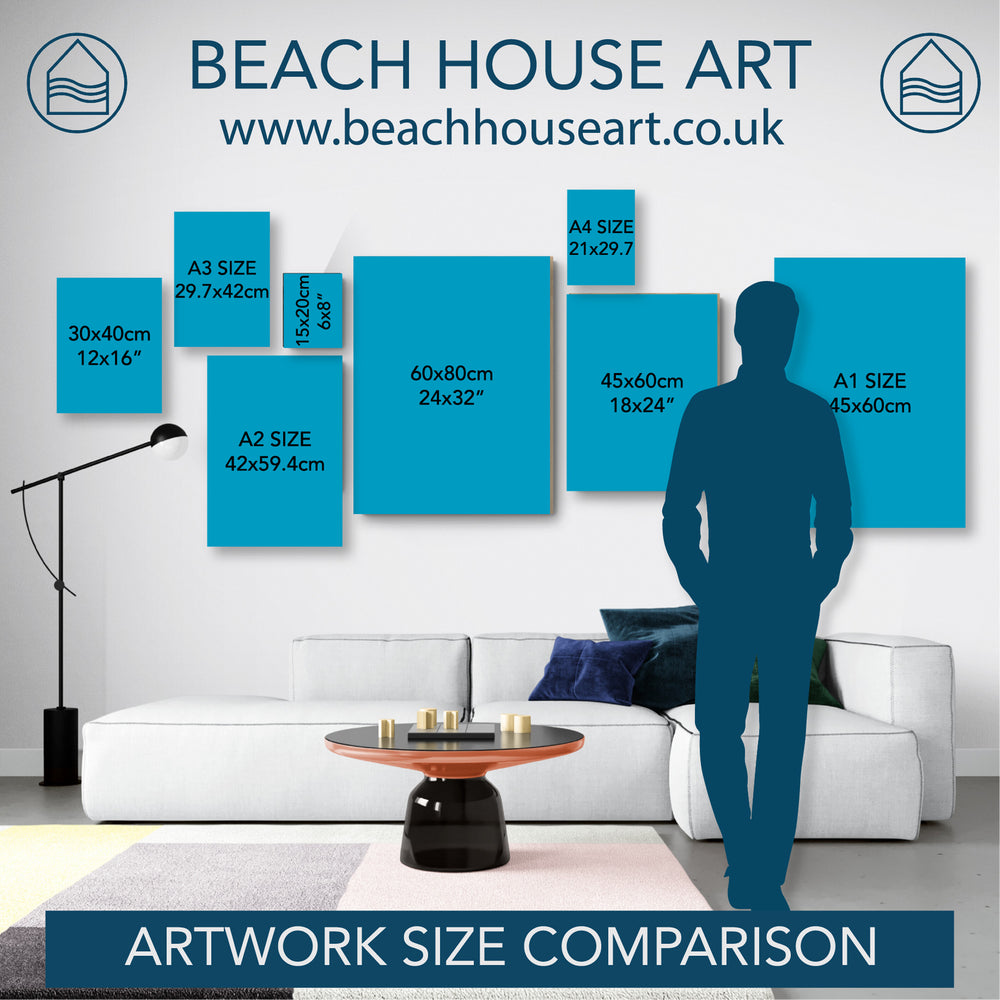 Seagull Painting with Quote | Seagull Art Print - Framed – Beach House Art