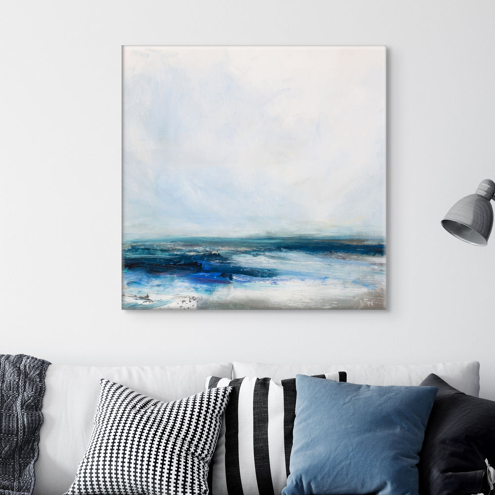 Celestial Shore | Coastal Visions Sea Painting - Unframed Canvas ...