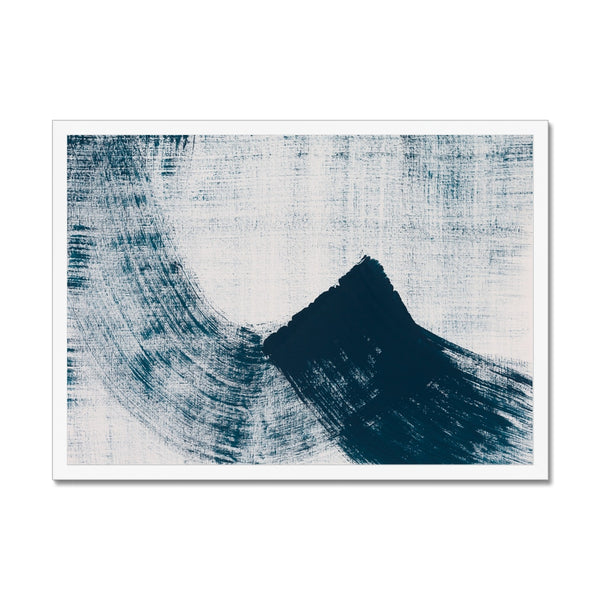Abstract Ink Wave Art Print No 1 - Unframed – Beach House Art