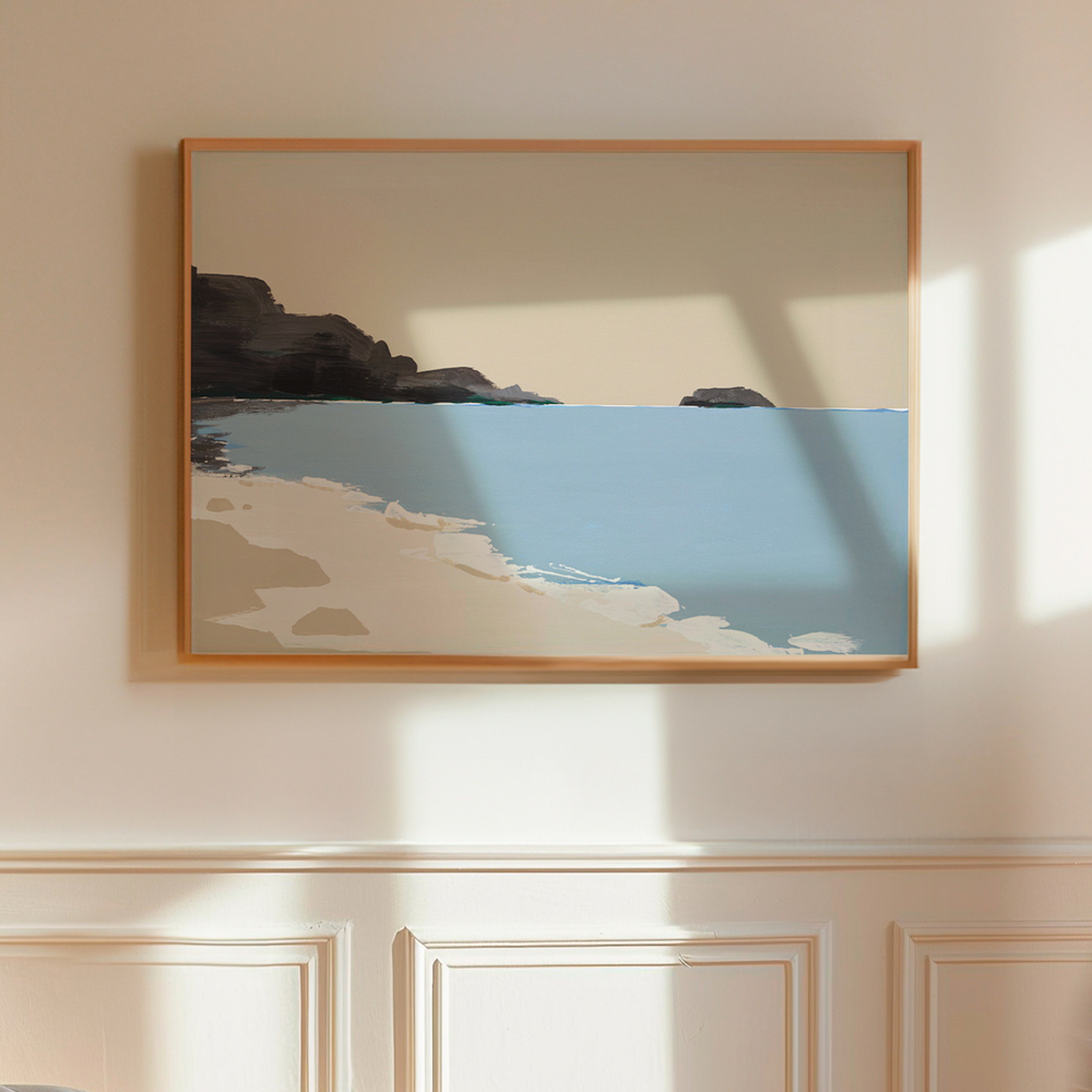 Hidden Cove | Landscape | Coastal Landscape - Unframed – Beach House Art