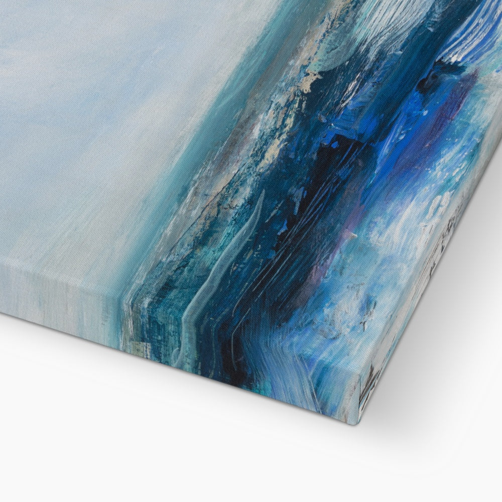 Celestial Shore | Coastal Visions Sea Painting - Unframed Canvas ...