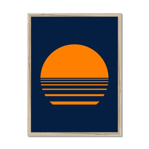 Disco Sunset - Graphic Wall Art - Beach House Art