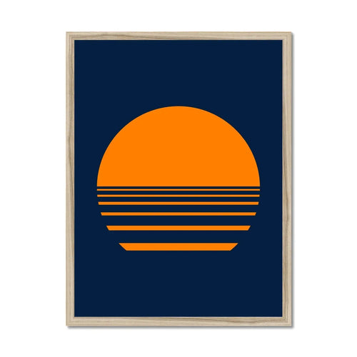 Disco Sunset - Graphic Wall Art - Beach House Art