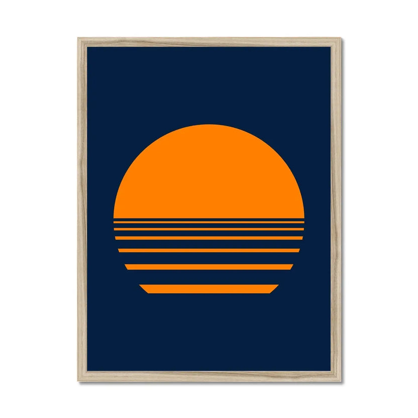 Disco Sunset - Graphic Wall Art - Beach House Art