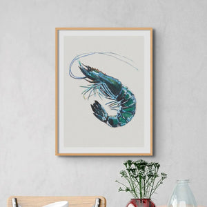 Shellfish Art Prints and Fish Art Prints - Beach House Art