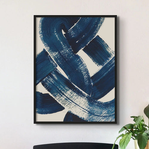 Reef Knot (Knot Print Wall Art) ‚Äì Unframed - Beach House Art