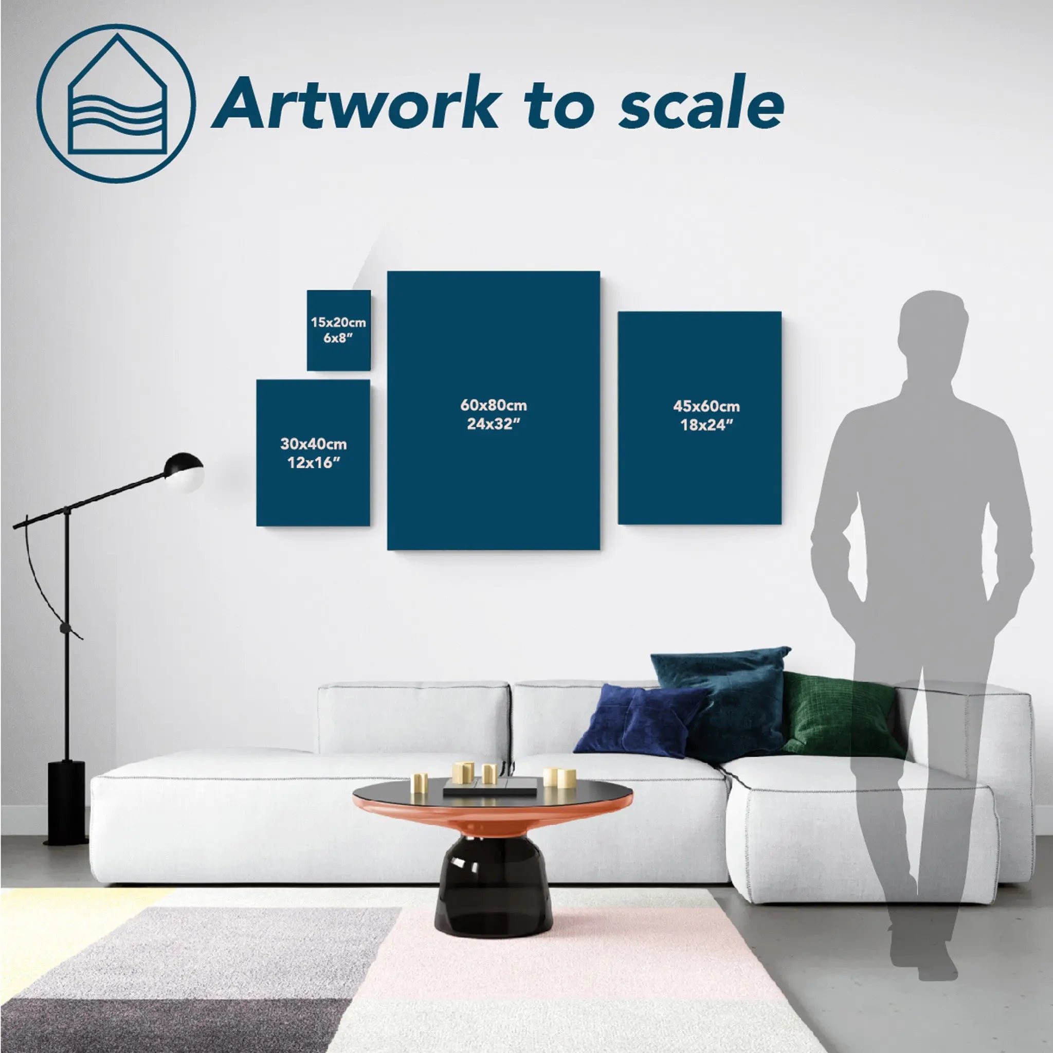 The Lakes (Lake District Map) Vintage Map Art - Beach House Art