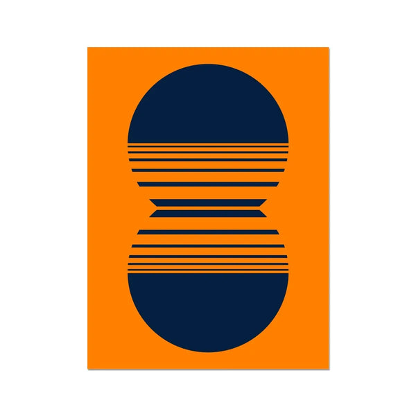 Disco Sunset - Graphic Wall Art - Beach House Art