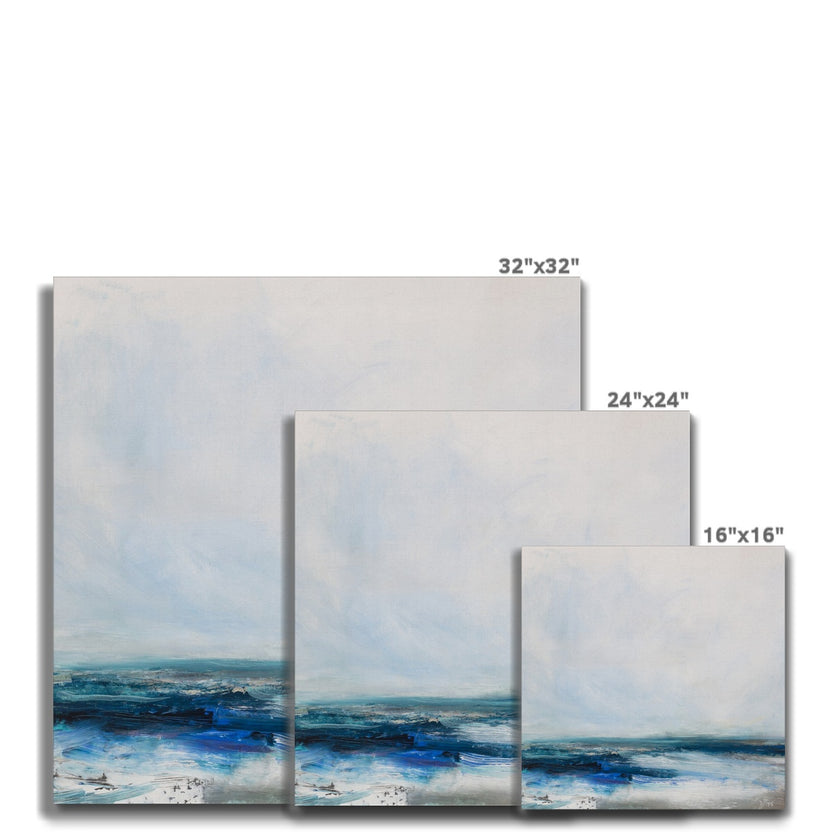 Celestial Shore | Coastal Visions Sea Painting - Unframed Canvas ...